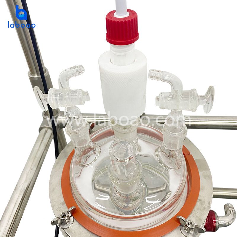 1L-5L Jacketed Glass Crystallization Filter Reactor | China 1L-5L ...